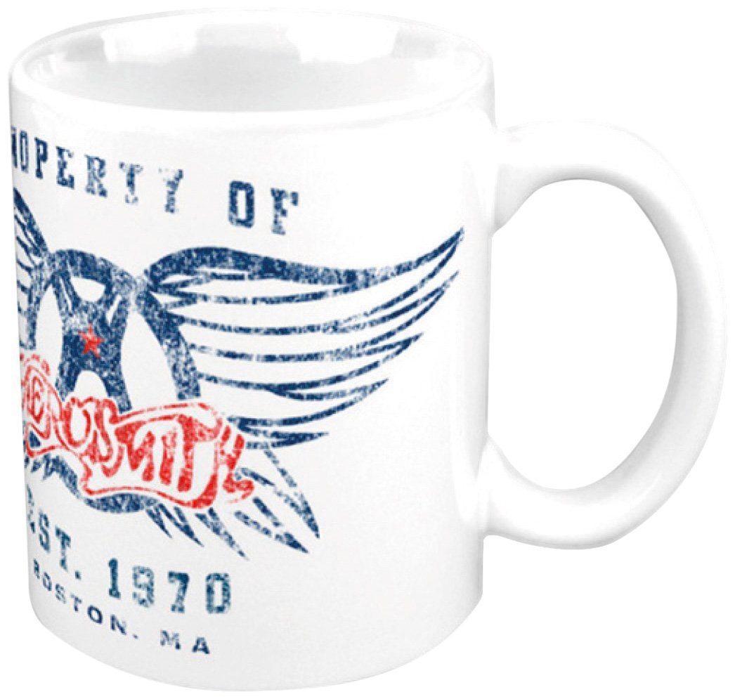 Aerosmith - Property Of Logo Tazza Mug ROCK OFF