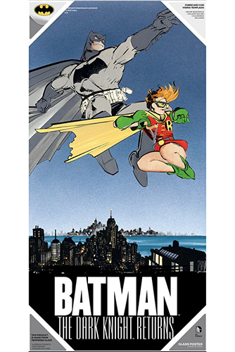 The Dark Knight Returns Batman And Robin Frank Miller Glass Print Poster SD TOYS