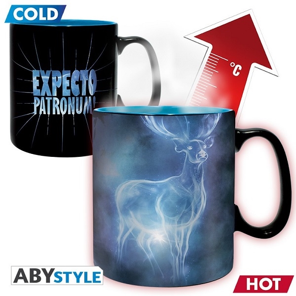 Harry Potter Patronus Expecto Patronum Tazza Magica Cambia Immagine Mug 460 Ml