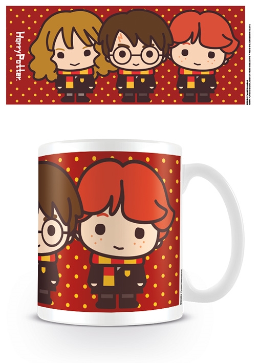 Harry Potter Kawaii Harry Ron Hermione Coffee Mug Tazza PYRAMID INTERNATIONAL