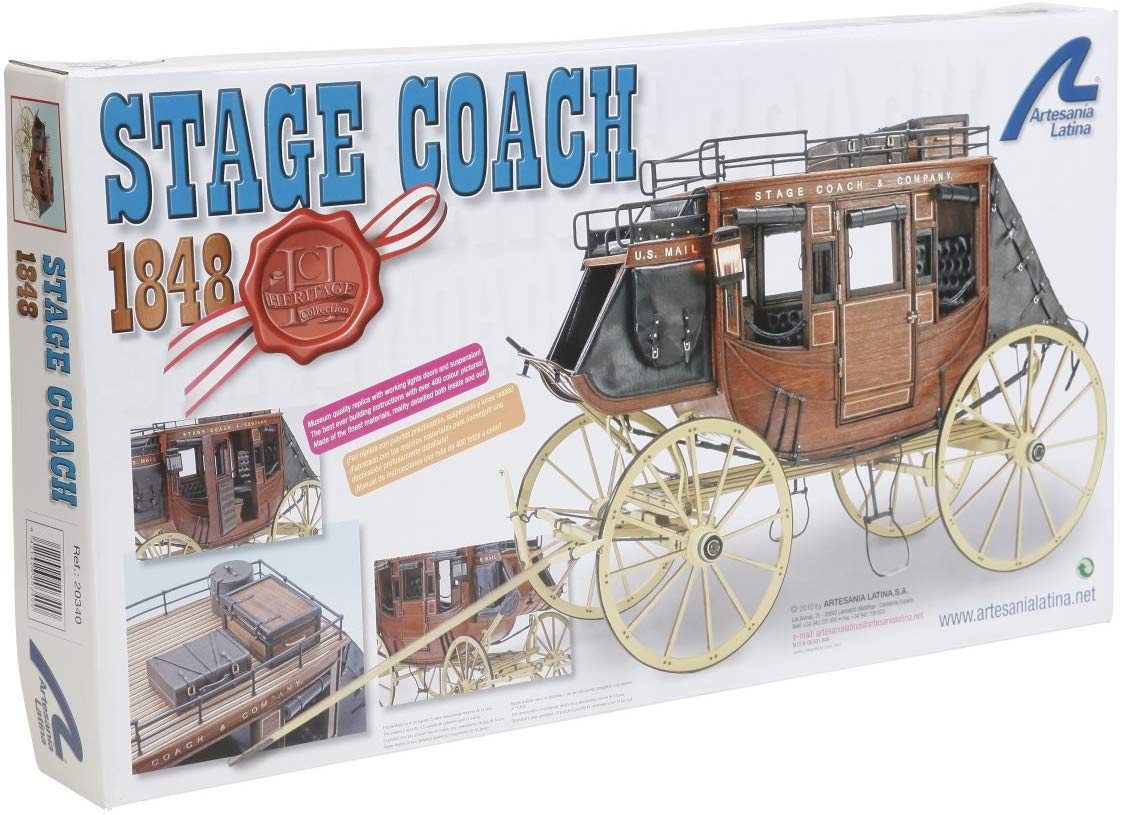 Wooden Stagecoach Model Kits