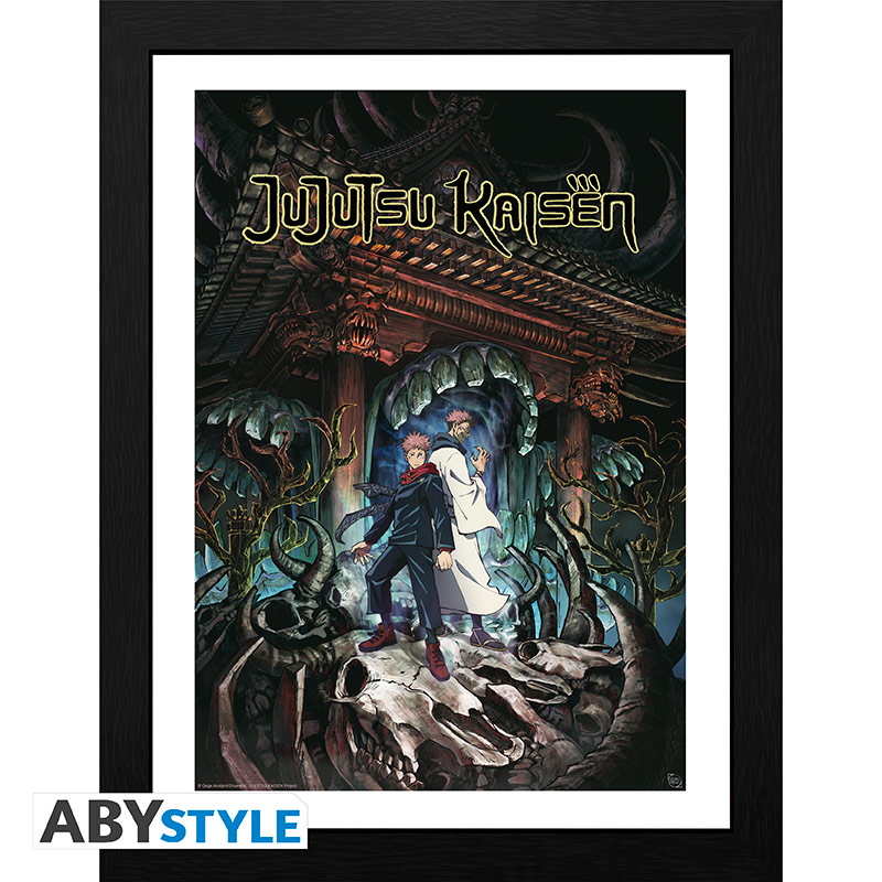 Jujutsu Kaisen Quadretto Cornice Framed Print Itadori & Sukuna (30.5 x 40.6cm)