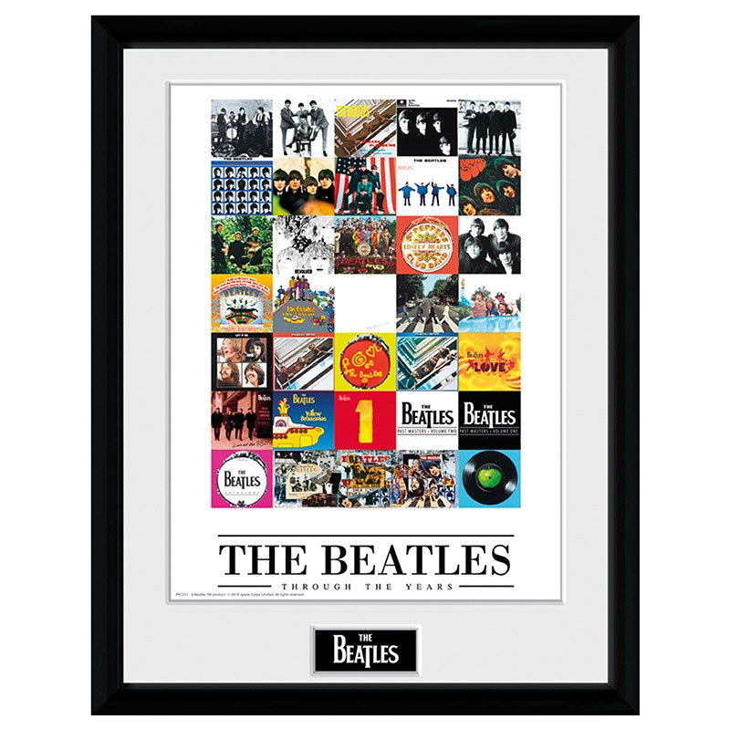 The Beatles Quadretto Con Cornice Framed Print Through The Years (30.5 x 40.6cm)