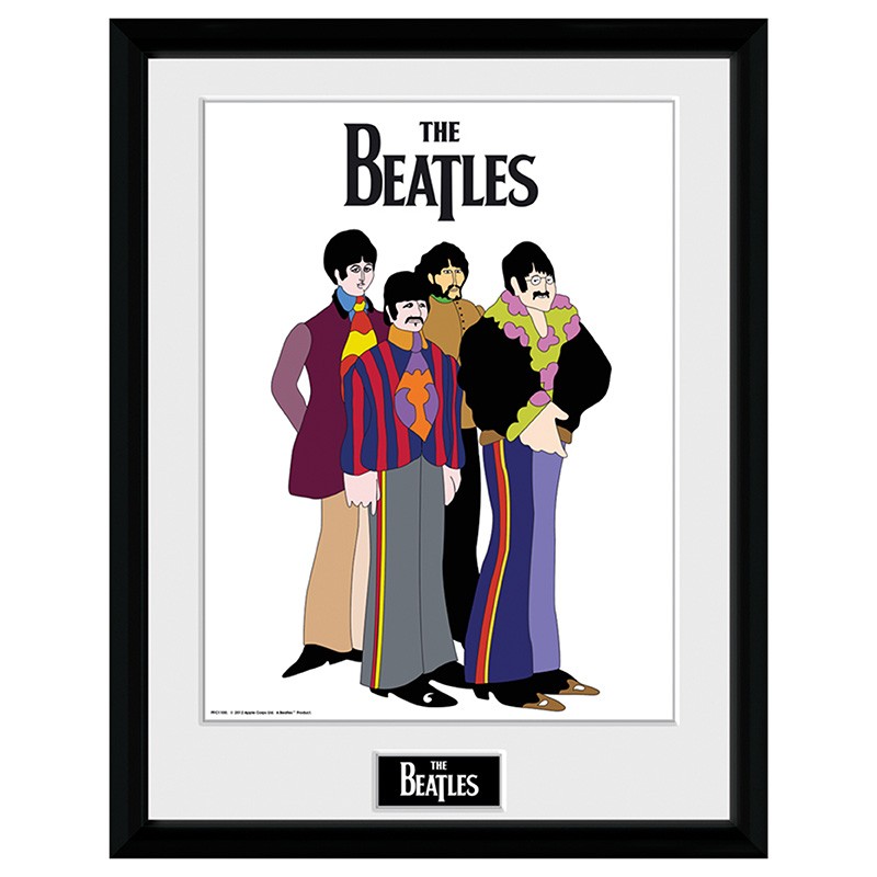 The Beatles Quadretto Cornice Framed Print Yellow Submarine Group (30.5x40.6cm)