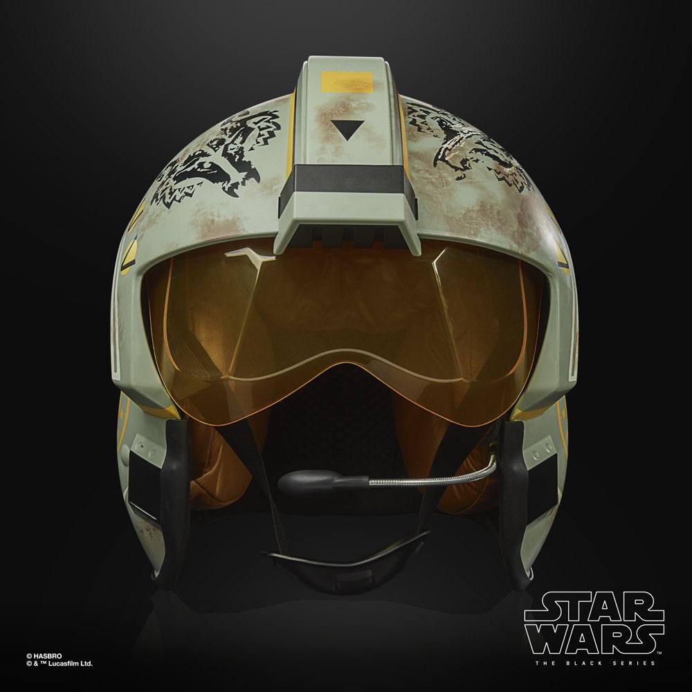 Star Wars Mandalorian Black Series Trapper Wolf Casco Electronic Helmet 1:1