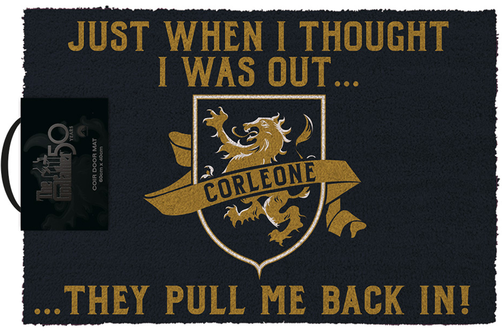 The Godfather Corleone Doormat Il Padrino Zerbino PYRAMID INTERNATIONAL