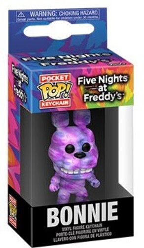 Five Nights At Freddy's Tie-dye Bonnie POP Pocket Keychain Portachiavi FUNKO