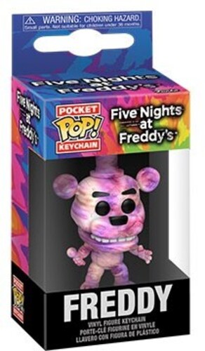 Five Nights At Freddy's Tie-dye Freddy POP Pocket Keychain Portachiavi FUNKO
