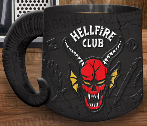 Stranger Things Hellfire Club Logo Mug Tazza Ceramica PALADONE PRODUCTS