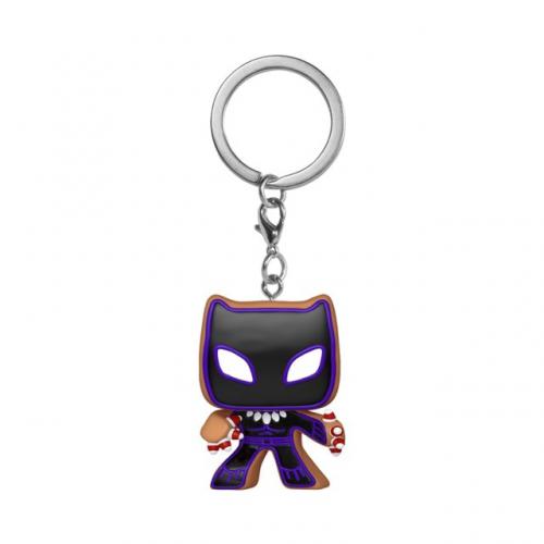 Marvel Holiday Black Panther  POP Pocket Keychain Portachiavi FUNKO