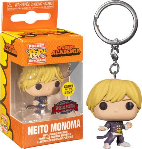 My Hero Academia Neito GITD Special Edition  POP Pocket Keychain Portachiavi