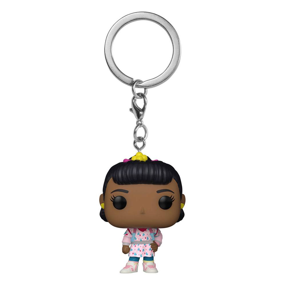 Stranger Things Erica Sinclair POP Pocket Keychain Portachiavi FUNKO