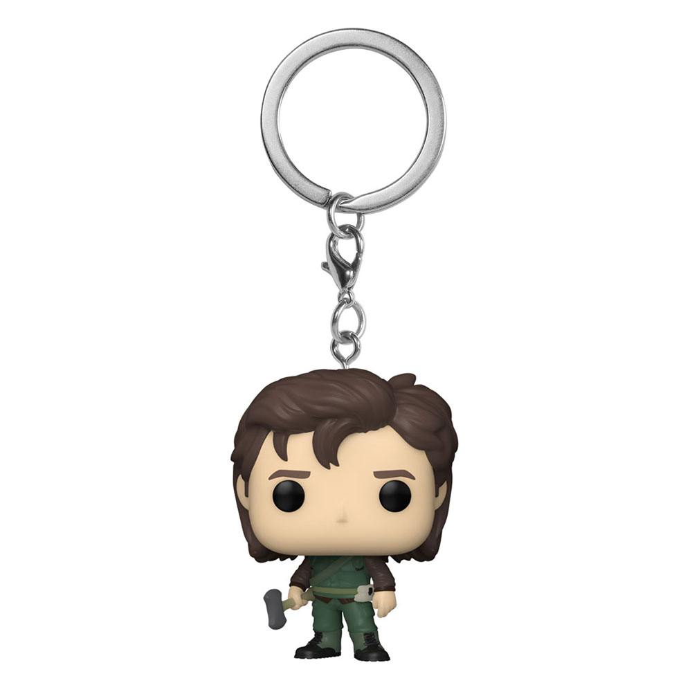 Stranger Things Hunter Steve POP Pocket Keychain Portachiavi FUNKO