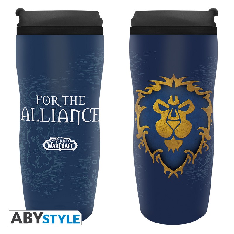 World Of Warcraft For The Alliance Tazza Da Viaggio Travel Mug 355ml. ABYSTYLE