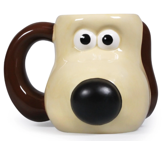 Wallace & Gromit Gromit 3D Shaped Mug Tazza Termosensibile 350ml. HALF MOON BAY