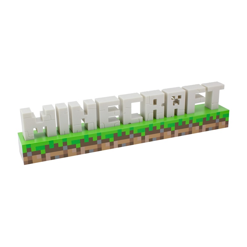 Minecraft Logo Desktop Light LampLampada PALADONE PRODUCTS