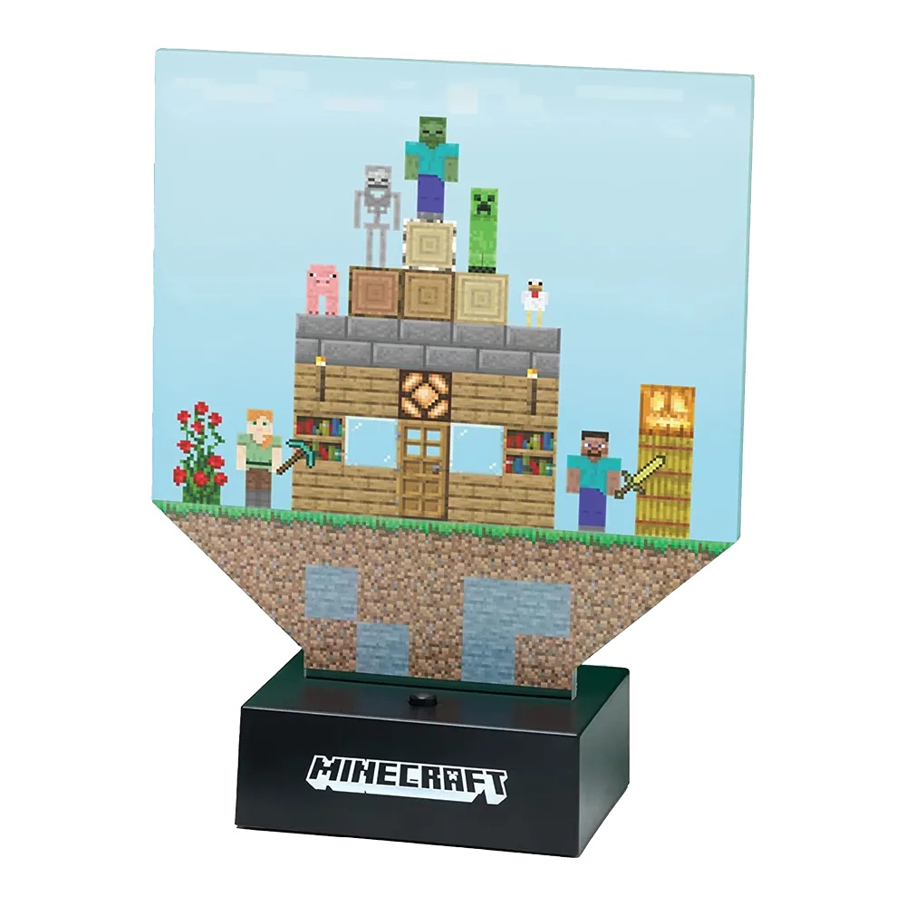 Minecraft Build A Level Lampada Desktop Lamp PALADONE PRODUCTS