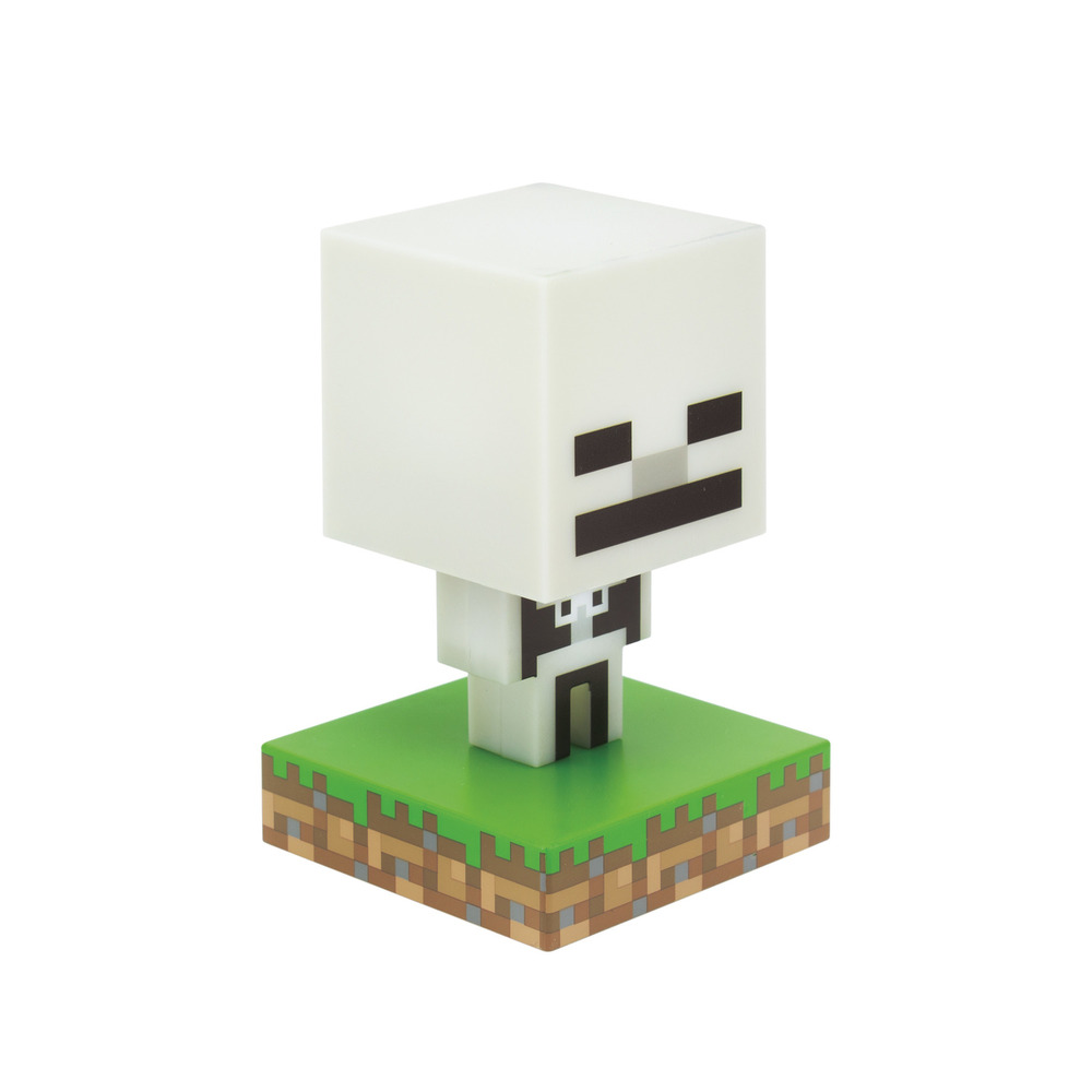 Minecraft Icon Skeleton Desktop Light Lamp Lampada PALADONE PRODUCTS