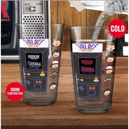 Stranger Things Bicchiere Cambia Colore Cold Change Glass PALADONE PRODUCTS