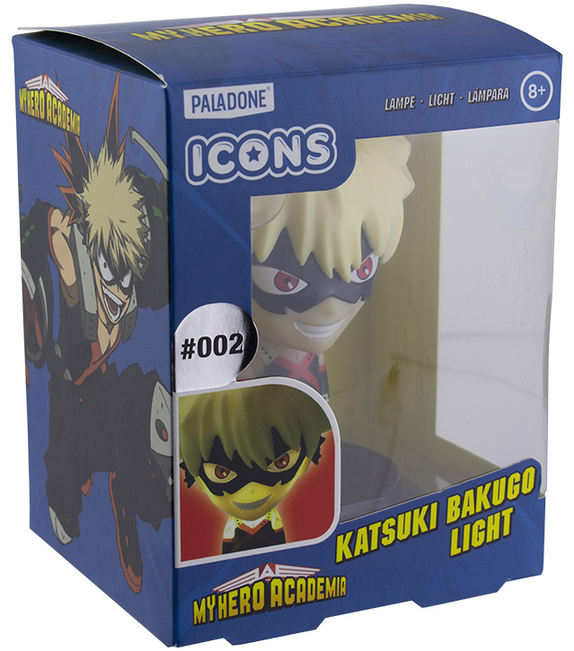 My Hero Academia Katsuki Bakugo Icons Desktop Light Lamp Lampada