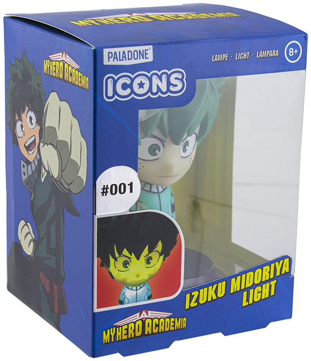 My Hero Academia Midoriya Icons Desktop Light Lamp Lampada PALADONE PRODUCTS