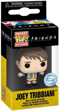 Friends 80's Joey Tribbiani POP Pocket Keychain Portachiavi FUNKO