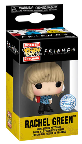 Friends 80's Hair Rachel Green POP Pocket Keychain Portachiavi FUNKO
