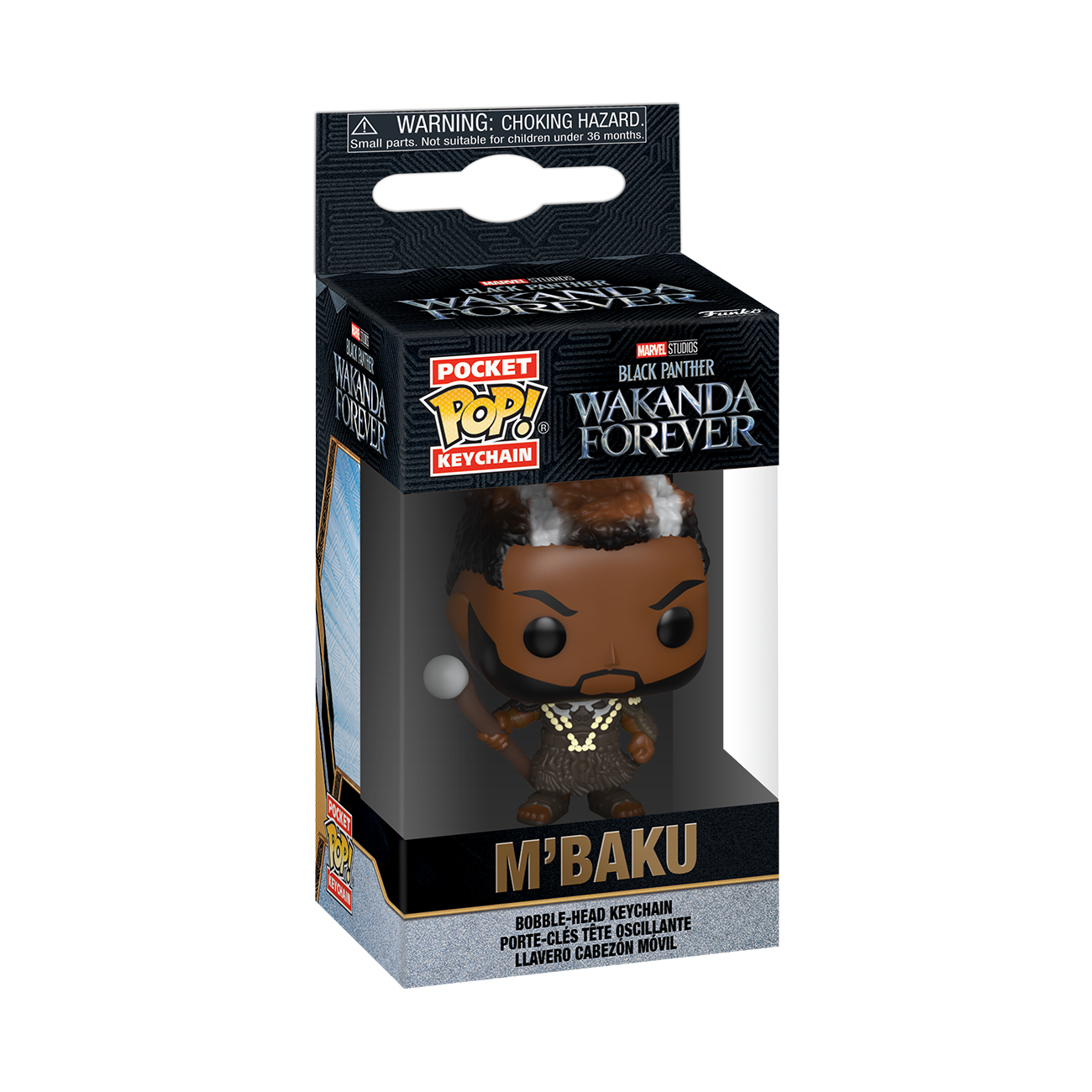 Black Panther 2 Wakanda Forever M'Baku POP Pocket Keychain Portachiavi FUNKO