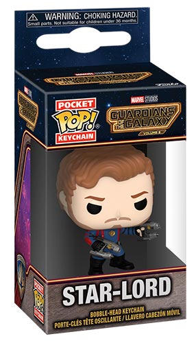 Guardians Of The Galaxy 3 Star-Lord POP Pocket Keychain Portachiavi FUNKO