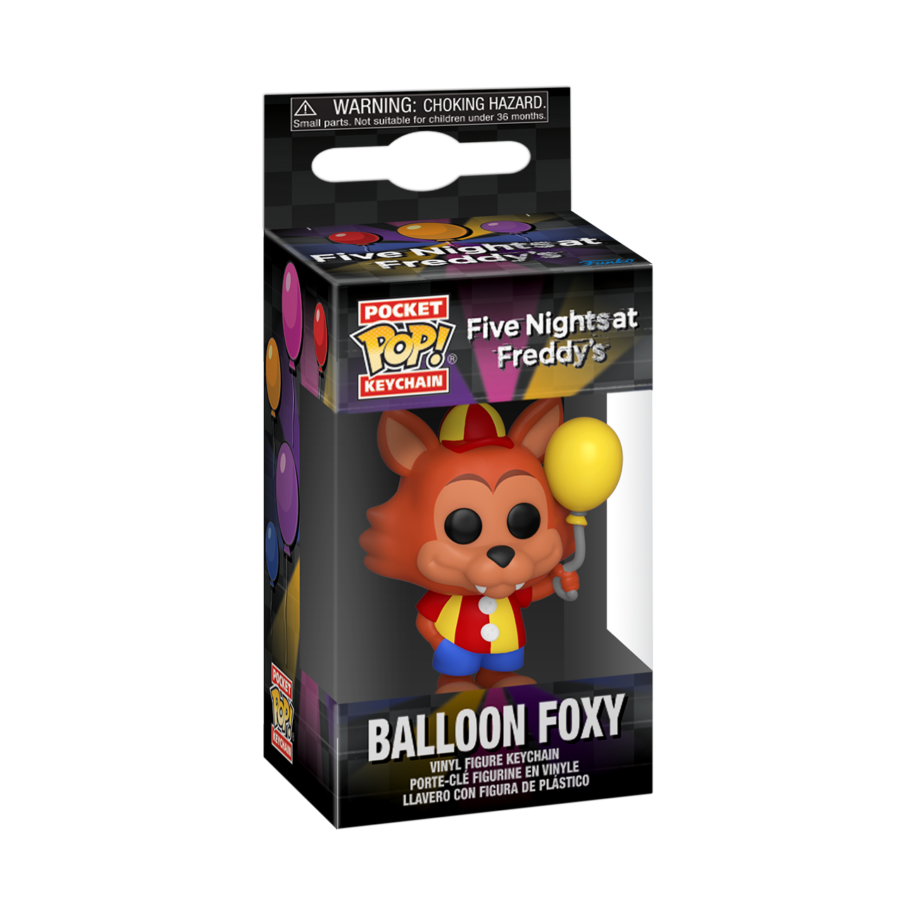 Five Nights At Freddy's Balloon Foxy POP Pocket Keychain Portachiavi FUNKO