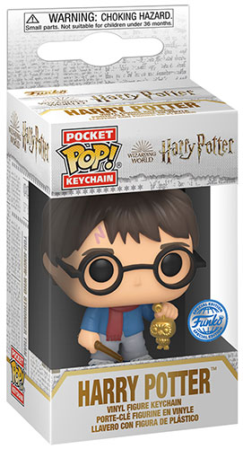 Harry Potter Holiday Harry POP Pocket Keychain Portachiavi FUNKO