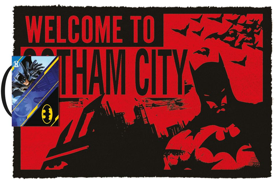 Batman Welcome to Gotham City Doormat Zerbino PYRAMID INTERNATIONAL