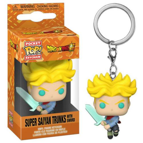 Dragon Ball Super Trunks W/spirit Sword POP Pocket Keychain Portachiavi FUNKO