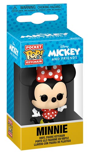 Mickey & Friends Minnie POP Pocket Keychain Portachiavi FUNKO