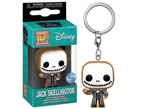 Nightmare Before Christmas Gingerbread Jack POP Pocket Keychain Portachiavi