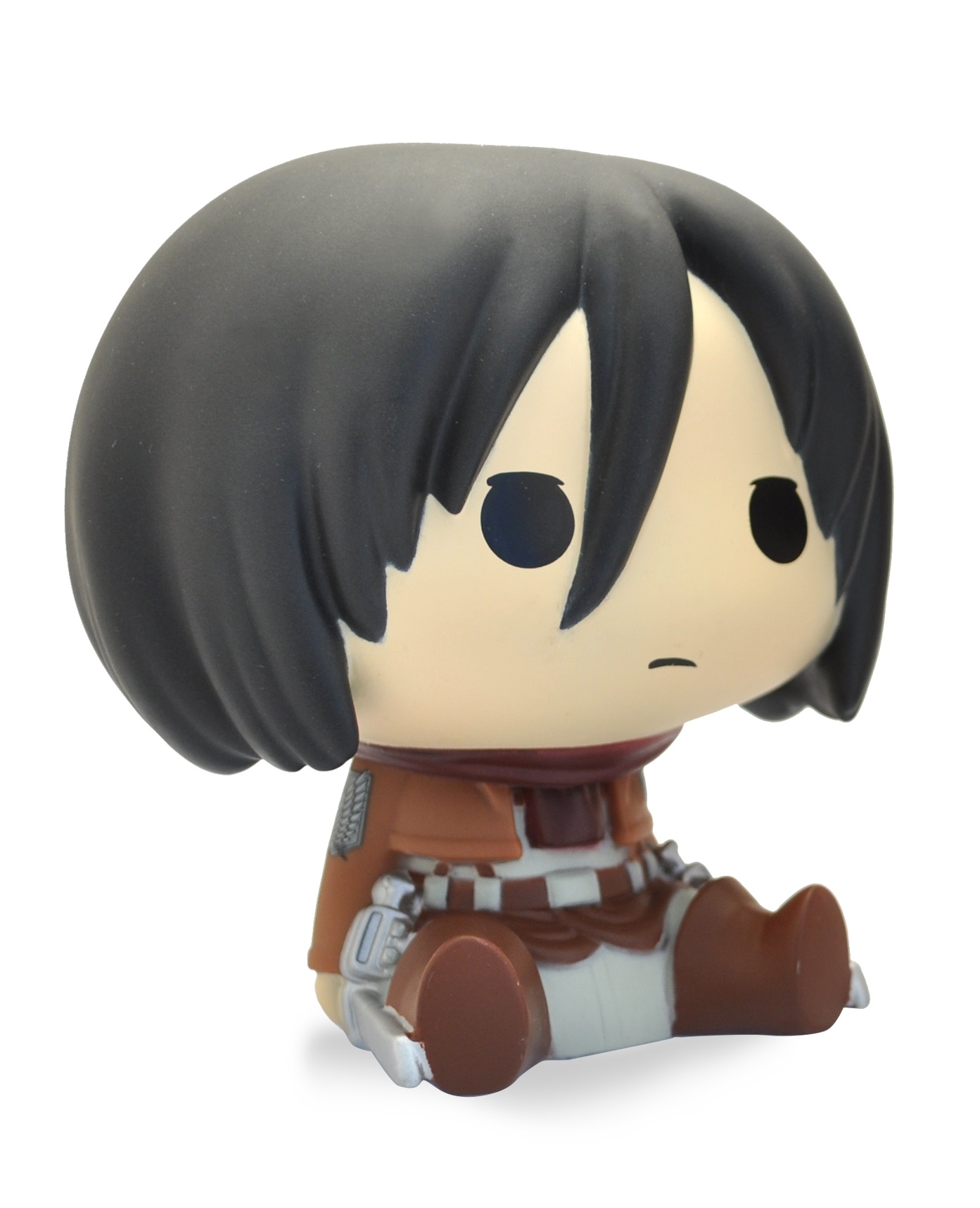 Attack on Titan Mikasa Ackerman Chibi PVC Money Bank Salvadanaio PLASTOY