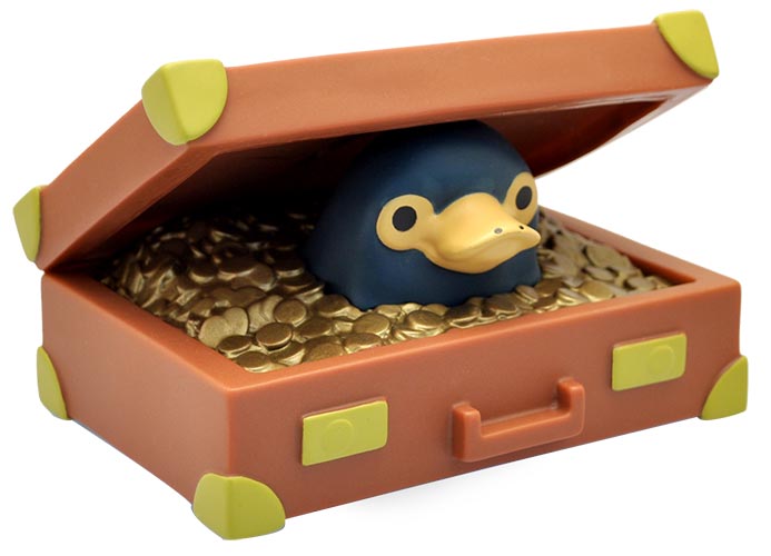 Fantastic Beasts Animali Fantastici Niffler Snaso Valigia Chibi Salvadanaio