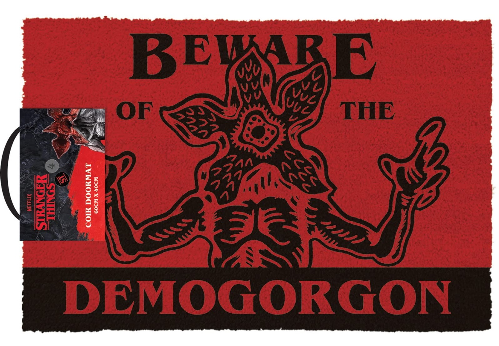 Stranger Things 4 Beware Demogorgon Doormat Zerbino PYRAMID INTERNATIONAL