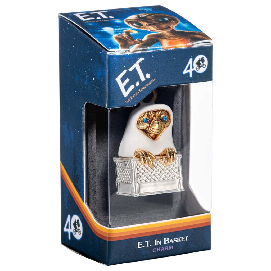 E.T ET The Extra-Terrestrial In Basket Charm NOBLE COLLECTIONS