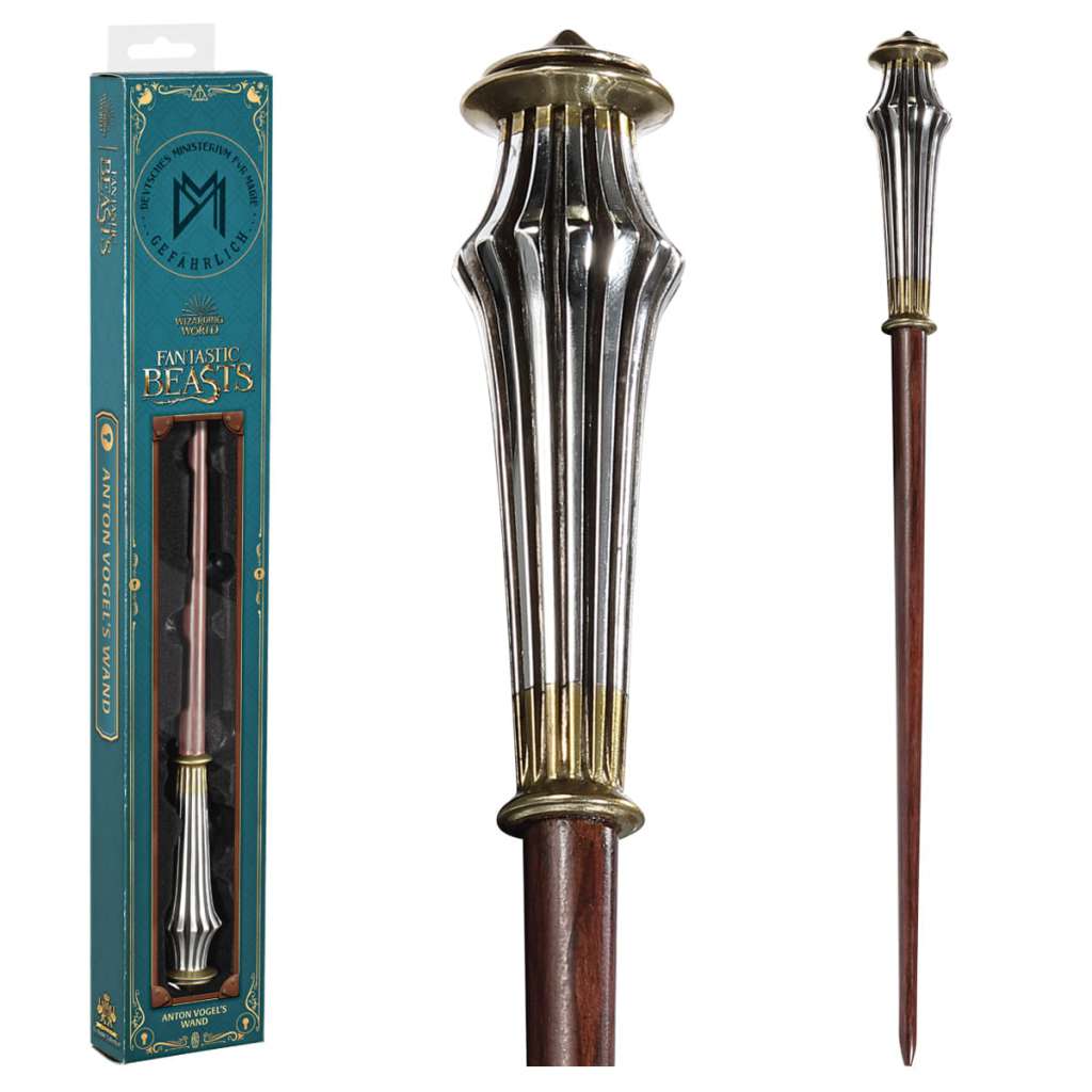 Fantastic Beasts Anton Vogel Wand In Window Box Bacchetta Magica