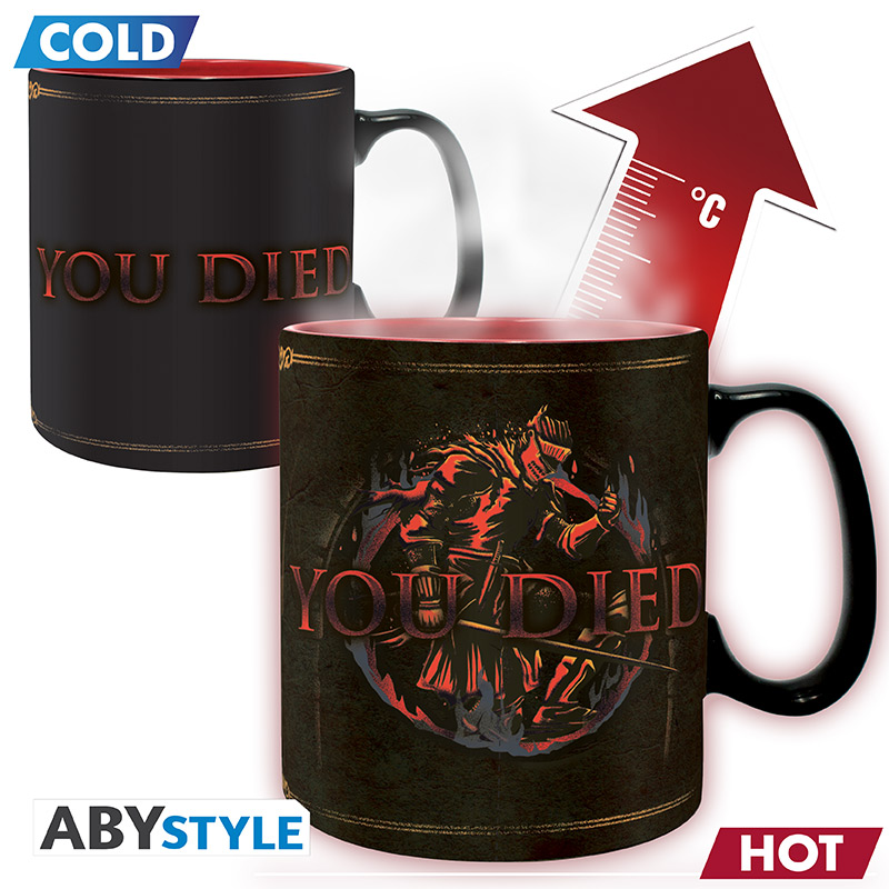 Dark Souls You Died Heat Change Mug Tazza Termosensibile  ABYSTYLE