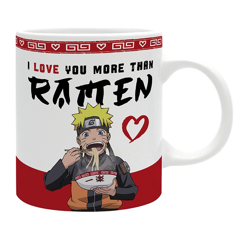 Naruto Shippuden I Love You More Than Ramen Mug Tazza 320ml. ABYSTYLE