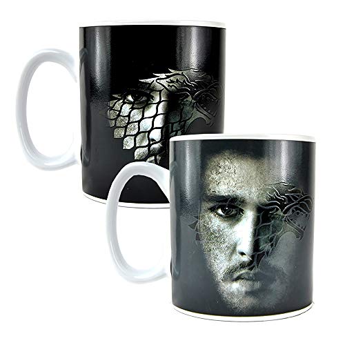 Game Of Thrones Jon Snow Heat Changing Mug Tazza Termosensibile 400ml.